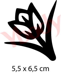 Schablone Tulpe – FriendlyGlitter